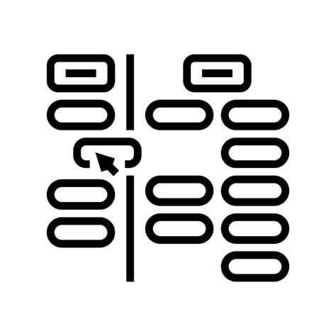 Card Sorting Ux Ui Design Line Icon Vector Illustration 41281796 Vector