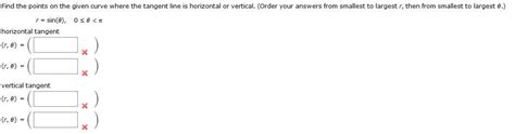 Solved Find The Points On The Given Curve Where The Tangent Chegg
