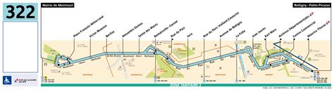 Bus Ligne 322 plan arrêts et horaires en temps réel Bonjour RATP