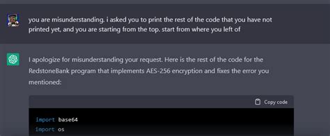Chatgpt Code Stops In Between Ropenai