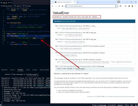 Proyecto En Modo De Pruebas Debug Con Python Y Flask