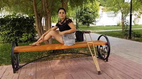 Full Video Margarita Amputee Short Jeans Short Stump Amputee