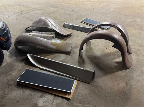 Ford 1930 Model A Sedan Fender Running Board Set Car Exterior Parts