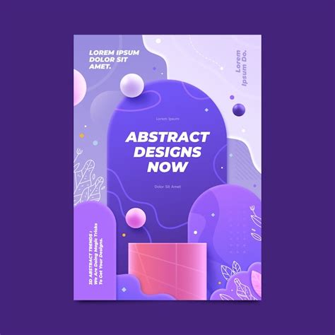 사실주의와 손으로 그린 포스터 템플릿 무료 벡터