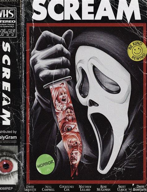 Ghostface Scream Poster Classroom Poster Themes