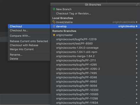 create menu to work with git branches like in webstorm · issue 61440 · microsoft vscode · github