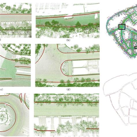 Vectorized Road Boundary In Red Of Dataset I Lujiazui Dataset A