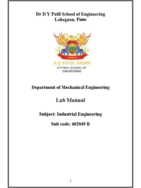 Industrial Engineering Lab Manual Pdf Supply Chain Dell