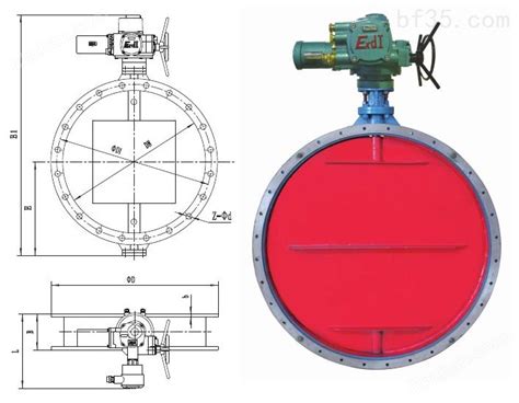 D941w 1c矿用电动通风蝶阀 烟气阀门 环保在线