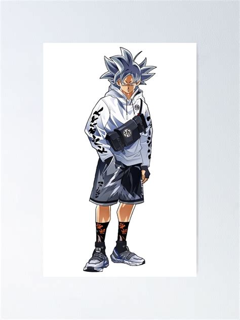 Drip Goku Poster For Sale By Lukacrt Redbubble