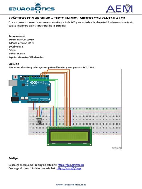 6 texto en movimiento con pantalla lcd pdf