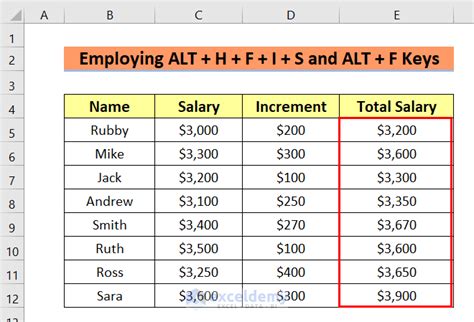 How To Drag Formula In Excel With Keyboard 7 Easy Methods