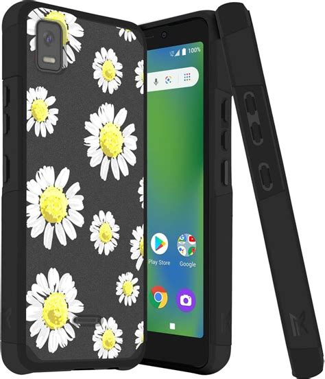 Amazon Com HRWireless Compatible For Cricket Debut Smart 2022 Phone Case Strong Hyprid Cell