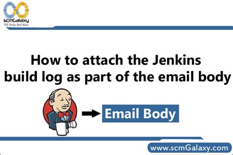 how to attach the jenkins build log as part of the email body scmgalaxy