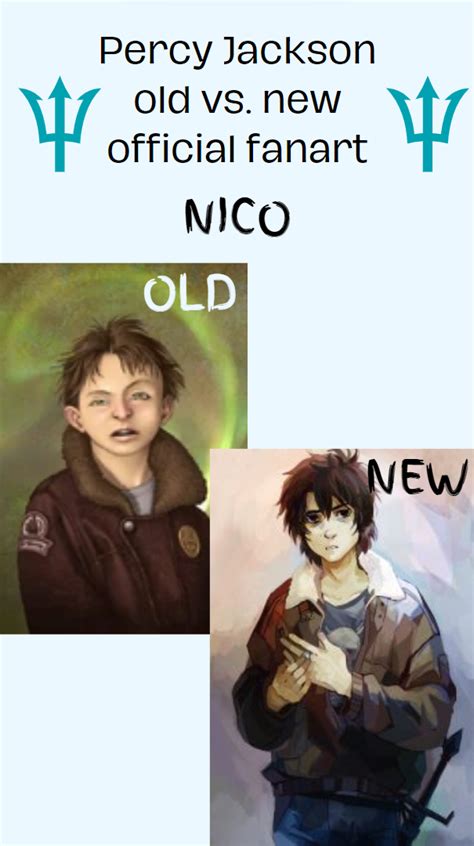 Nico Di Angelo Old Vs New Official Fanarts Nico Di Angelo Old