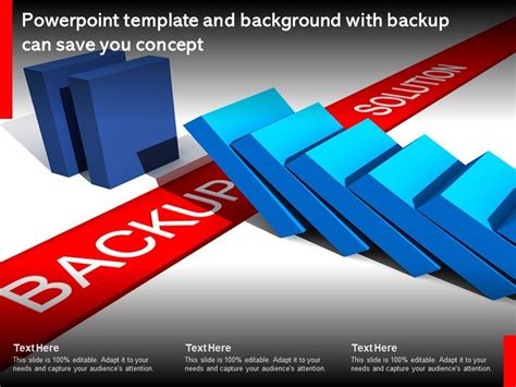 Powerpoint Template And Background With Backup Can Save You Concept Presentation Graphics