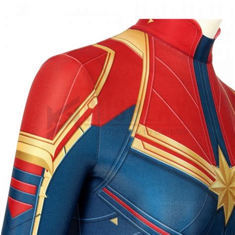 Captain Marvel 3d Printed Bodysuit Carol Danvers Cosplay Zentai