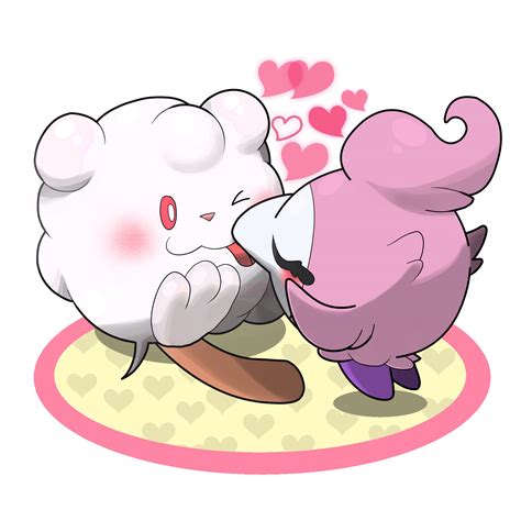 Swirlix And Spritzee Pokemon Drawn By Mimizurain Danbooru