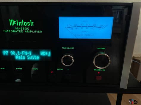 Mcintosh Ma 6600 Receiverintegrated Amplifier Optional Tm 2 Hd Radio