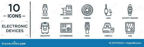 Linear Lisa Icon From Electronic Devices Outline Collection Thin Line Lisa Vector Isolated On
