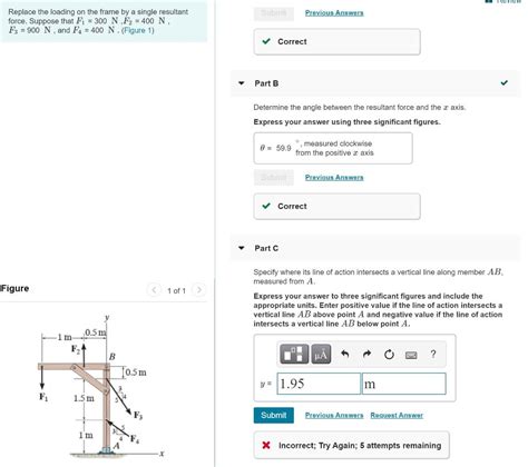 solved neview subm previous answers replace the loading on