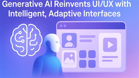 Generative Ai Reinvents Ui Ux With Intelligent Adaptive Interfaces