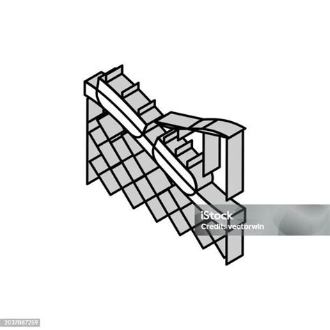 롤러 코스터 놀이 공원 아이소 메트릭 아이콘 벡터 일러스트 레이 션 귀신에 대한 스톡 벡터 아트 및 기타 이미지 귀신 등측투영법 롤러코스터 Istock