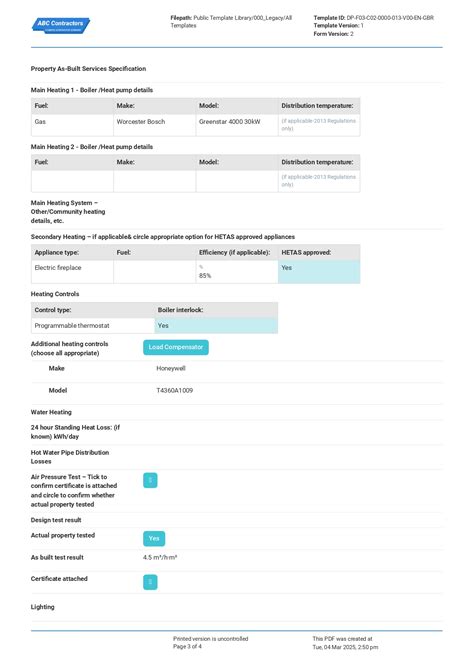 Epc Checklist Template Use Online Download As Pdf