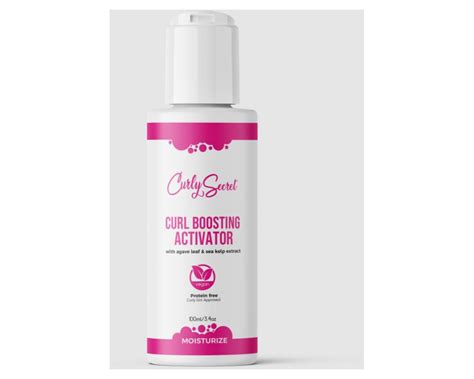 Curly Secret Curl Boosting Activator Leave In Brez Beljakovin