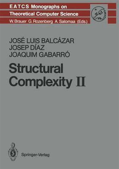 Structural Complexity Ii 9783540520795 Jose Luis Balcazar Boeken