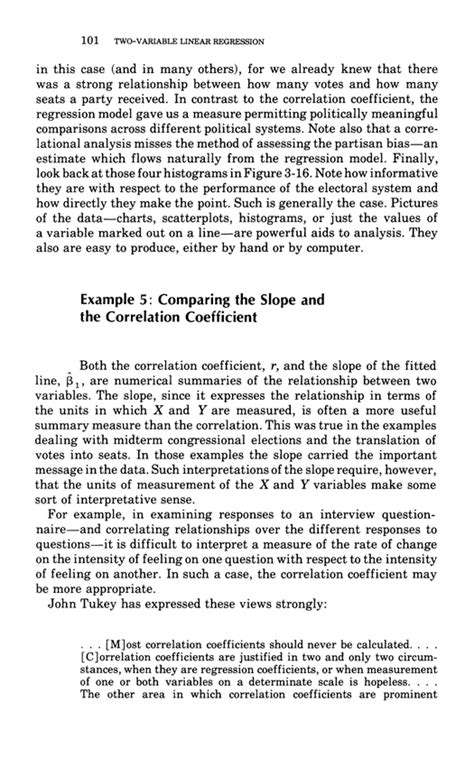 Two Variable Linear Regression Edward Tufte