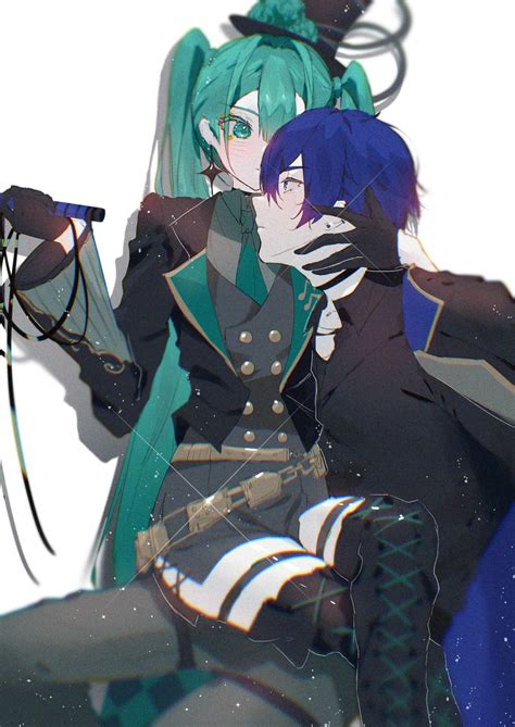 Hatsune Miku And Kaito Vocaloid Drawn By Kozakana Pixiv Danbooru
