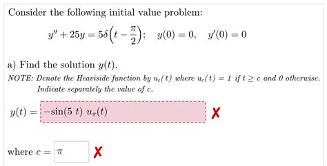 Solved Please Help Me With This Dirac Delta Problem Thanks Chegg Com