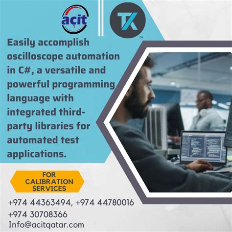 Acitqatar On Linkedin Tektronix Tek Csharp Programming Testautomation Oscilloscope…