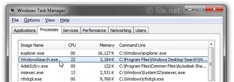 WindowsSearch Exe Windows Process What Is It
