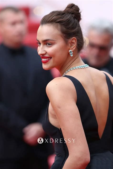 Irina Shayk Black Dress Cannes Film Festival Xdressy