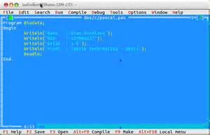 Menginstal Turbo Pascal Di Linux Persinas ASAD Lumajang