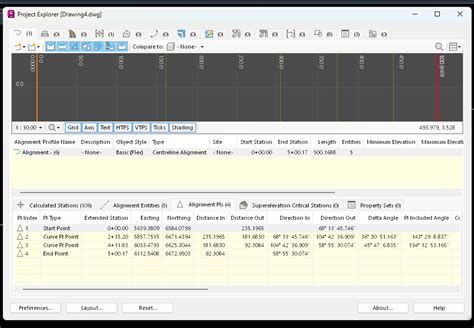 alignment grid view sans geometry editor autodesk community