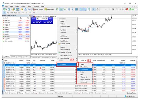 Neotech Faq How To View Your Trading History On Mt5