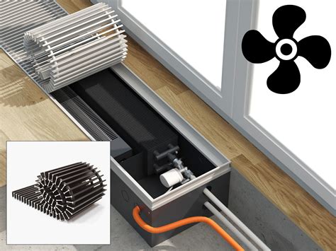 Конвектор внутрипольный Helios Therm Alpha Double Air (CIADA) с ...