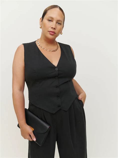 Plus Size Clothing Dresses And More Reformation Vest Outfits For