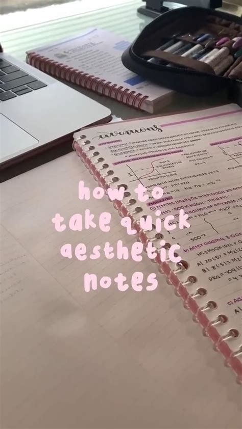 How To Take Quick Aesthetic Notes Babe Study Ideas Study Planner Babe Organization Notes