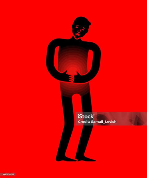 인간의 고통 아이콘입니다 아픈 사람 부호입니다 병에 걸린 인간의 기호입니다 고통에 꼬고 관절염에 대한 스톡 벡터 아트 및 기타 이미지 Istock