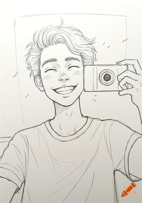 Cartoon People Drawings In Pencil