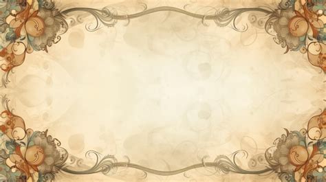 Classic Background Ornamental Frame Premium Ai Generated Image