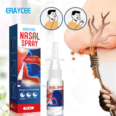 Eraycee Herbal Nasal Spray Nasal Congestion Itchy Runny Nose Sneeze