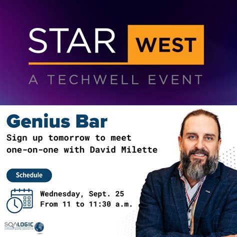 sqalogic on linkedin starwest