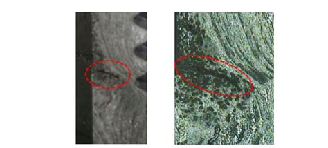 Internal Defect Of 1 Mm Size Caused On The Oil Filter Bolts Oil Filter