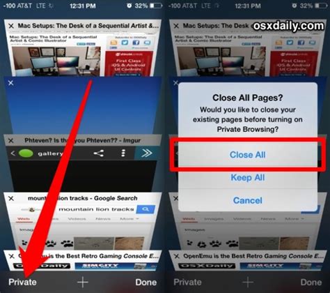 Instantly Close All Safari Tabs In IOS 7 For IPad IPhone