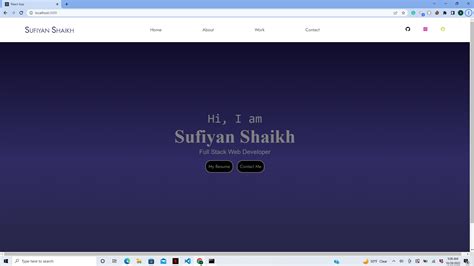 Github Sufiyan11919portfolio React